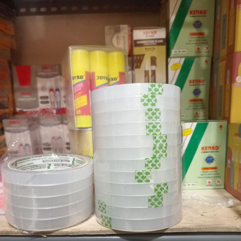 Jual Isolasi / solatip Goldtape 12mm ( 1roll ) | Shopee Indonesia