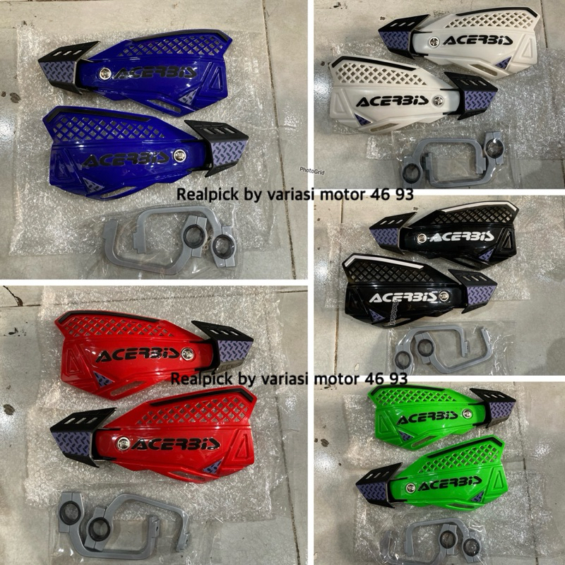 Jual handguar klx crf wr155 white handguard pelindung tangan klx crf ...