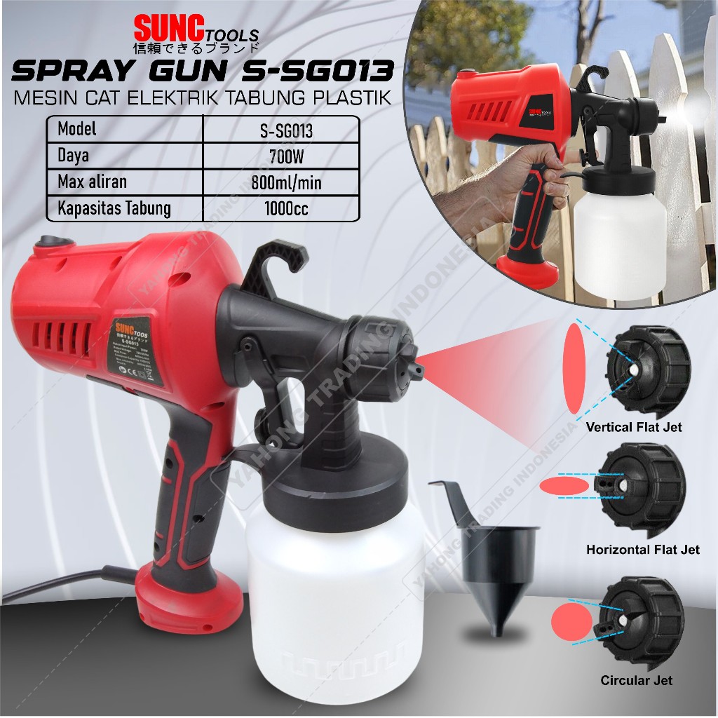 Jual Mesin Semprot Cat Listrik Spray Gun Electric SUNC TOOLS | Shopee ...