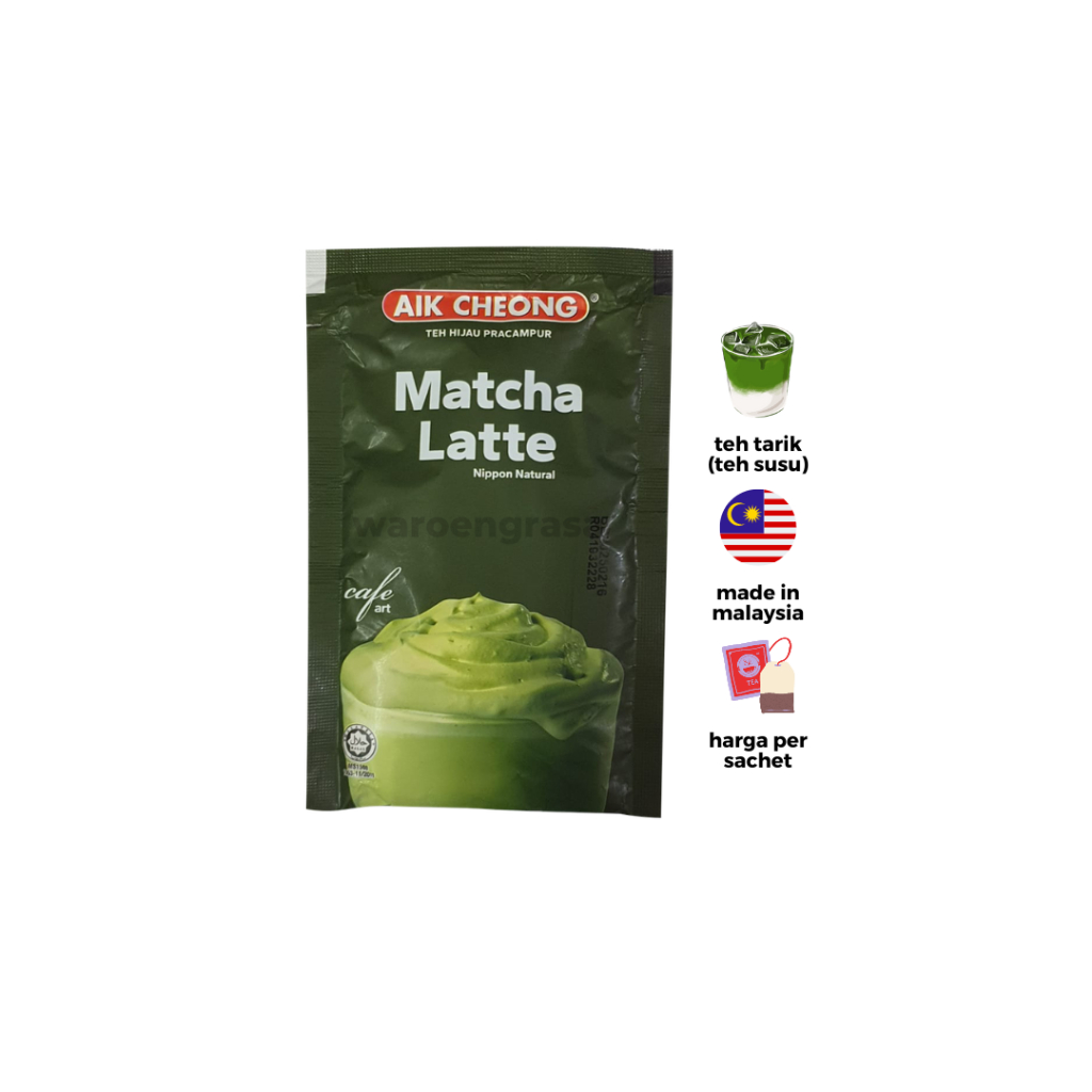 Jual Aik Cheong Malaysia - Matcha Latte - Teh Hijau Latte | Shopee ...