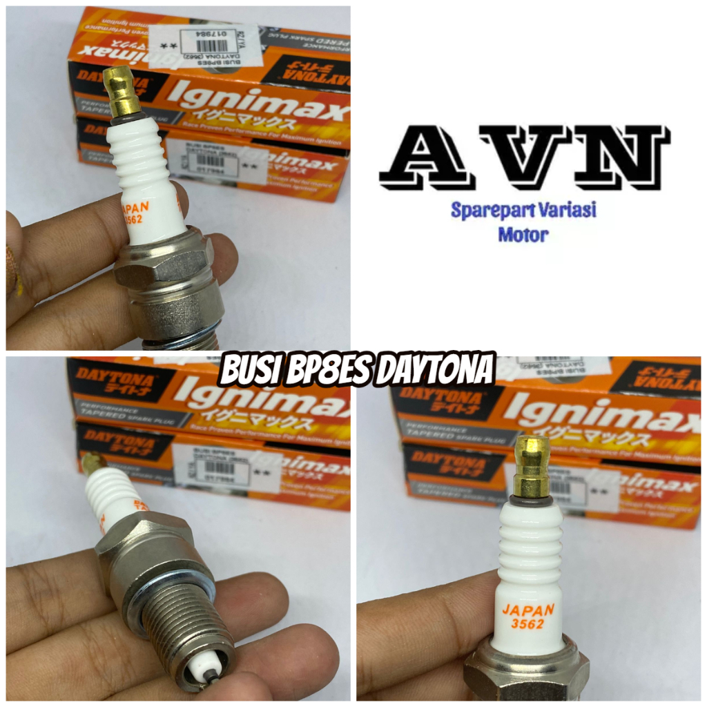 Jual BUSI BP8ES DAYTONA (3562) SATRIA 2T / TS 125 / RXZ DAYTONA || BUSI ...