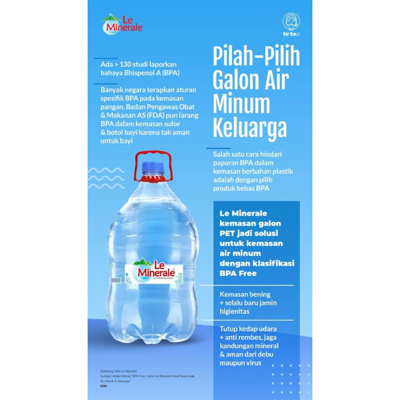 Jual [INSTANT KHUSUS JOGJA] GALON LEE MINERAL 15L Asli | Shopee Indonesia