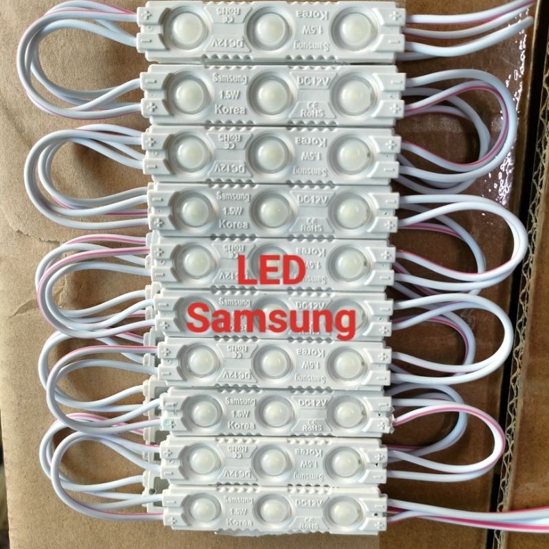 Jual LED module Samsung doff 2835 power 1,5W DC 12V warna Putih ...