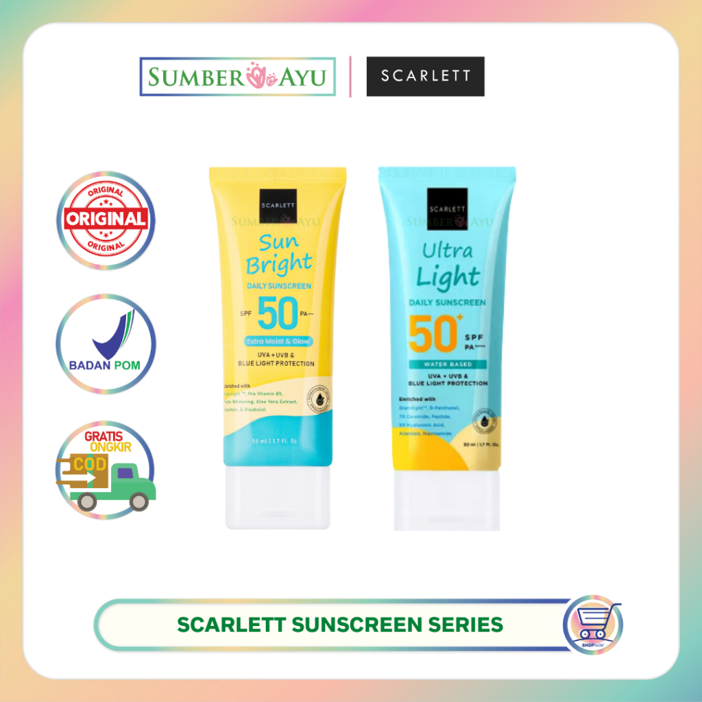 Jual SCARLETT SUNSCREEN SERIES | Shopee Indonesia