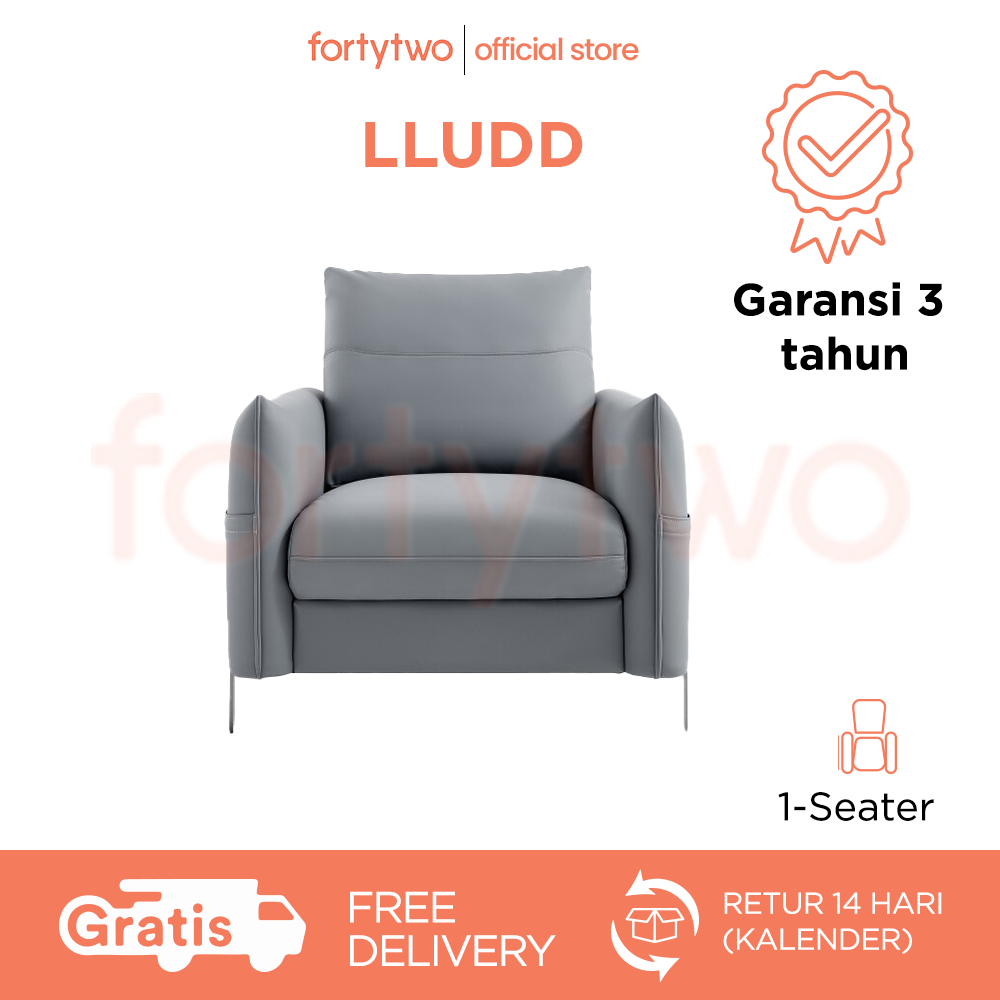 Jual Fortytwo Sofa Lludd Armchair Sofa Santai 1 Seater Single Model ...