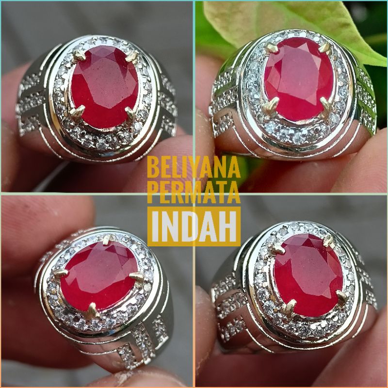 Jual CINCIN BATU RUBY MUZAMBIQUE NATURAL ASLI MEWAH&ELEGAND | Shopee ...