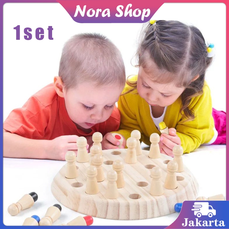 Jual Mainan Edukasi Anak Catur Warna Edukasi Cerdas Memory Match Color ...