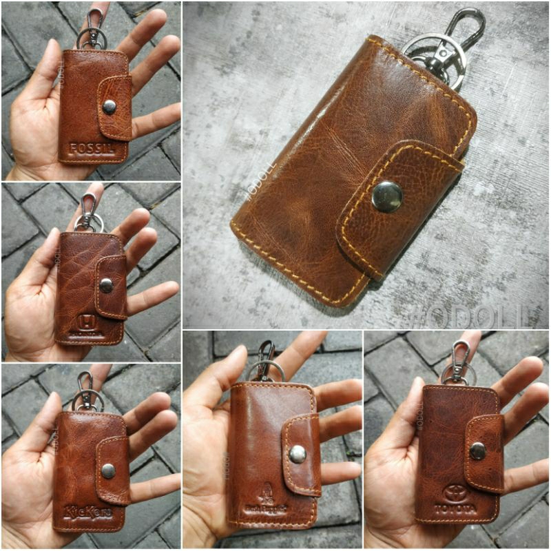 Jual Dompet Stnk Kulit Asli Toyota | Keychain Gantungan Kunci Mobil ...