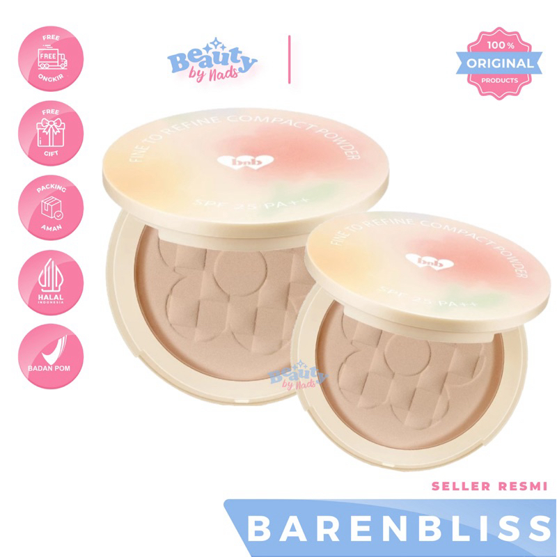 Jual BEAUTYBY.NADS | BARENBLISS COMPACT POWDER KOREAN BLOOMAFTE FINE TO ...