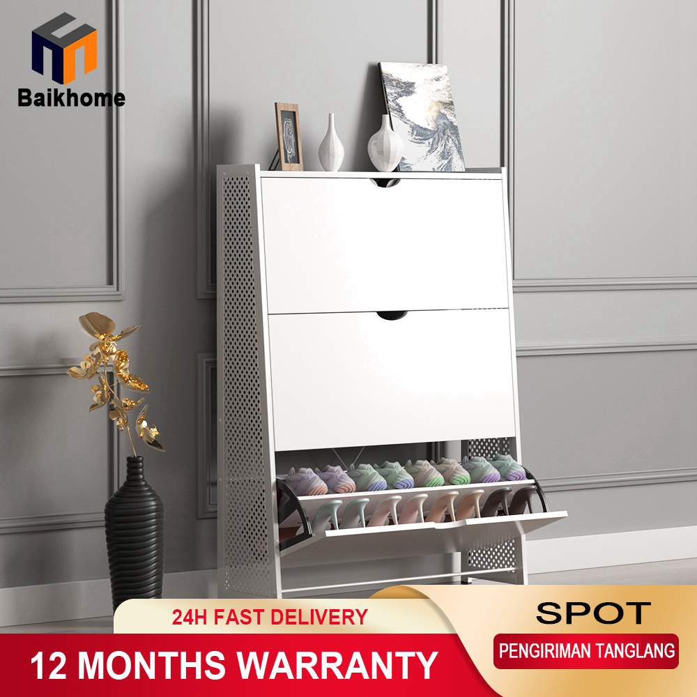 Jual Baikhome rack sepatu Kabinet sepatu modern Rak sepatu Iron shoe ...