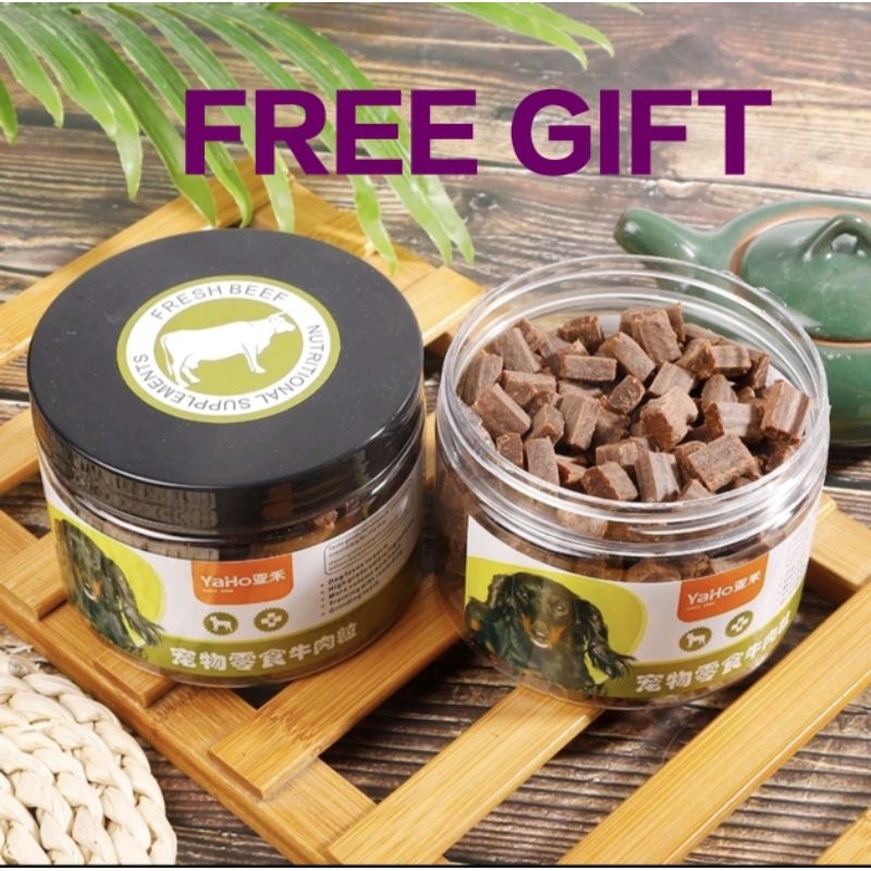 Jual Dental stik dog Cube 275 gram Taste good , Rich meat Beef flavor ...