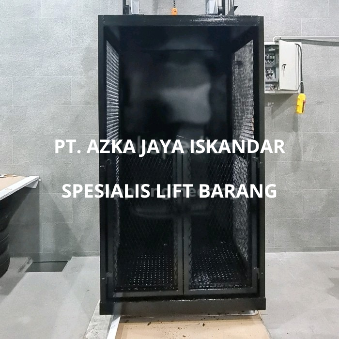 Jual lift barang 1 ton gudang aqua galon 2 lantai | Shopee Indonesia