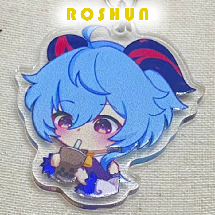 Jual Roshun Gantungan Kunci Akrilik Keychain Acrylic Genshin Impact ...