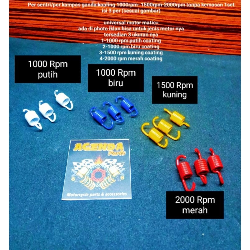 Jual Per sentri/per kampas ganda kopling 1000 rpm-1200 rpm-1500 rpm ...