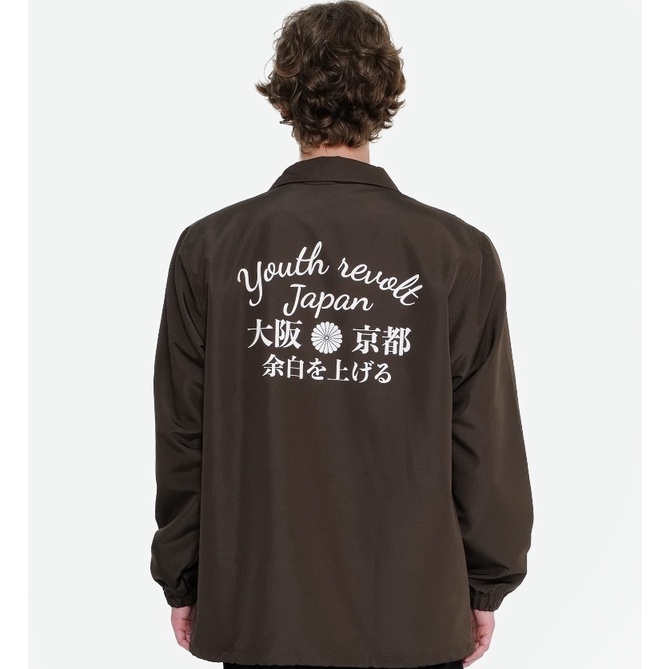 Jual TIPE SXN46 Erigo Bosozoku Coach Jacket Shigeru Dark Oak Unisex ...