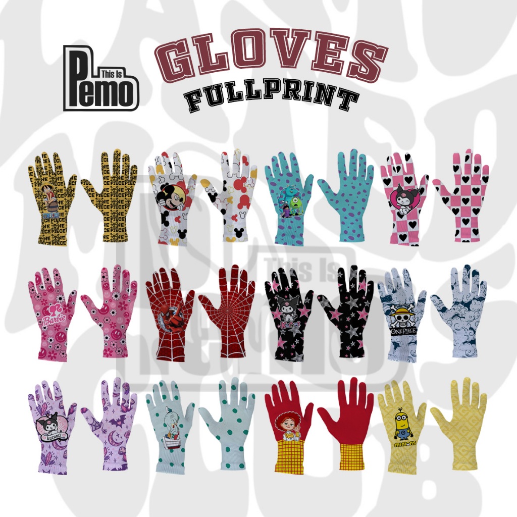 Jual THIS IS PEMO - Sarung Tangan Full Print PREMIUM Dewasa #002 ...