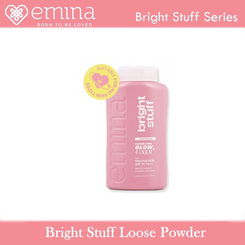 Jual Emina Bright Stuff Loose Powder bedak (New package) | Shopee Indonesia