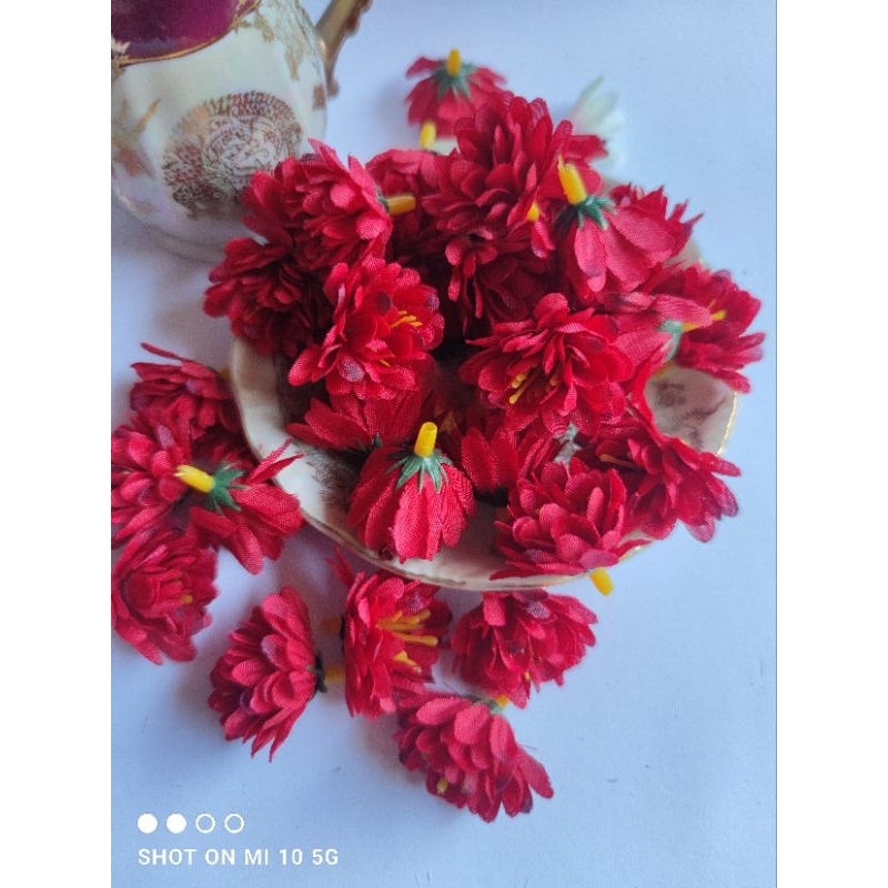 Jual BUNGA KRISAN CRYSAN BUNGA ARTIFICIAL BUNGA PLASTIK HIASAN MAHAR ...