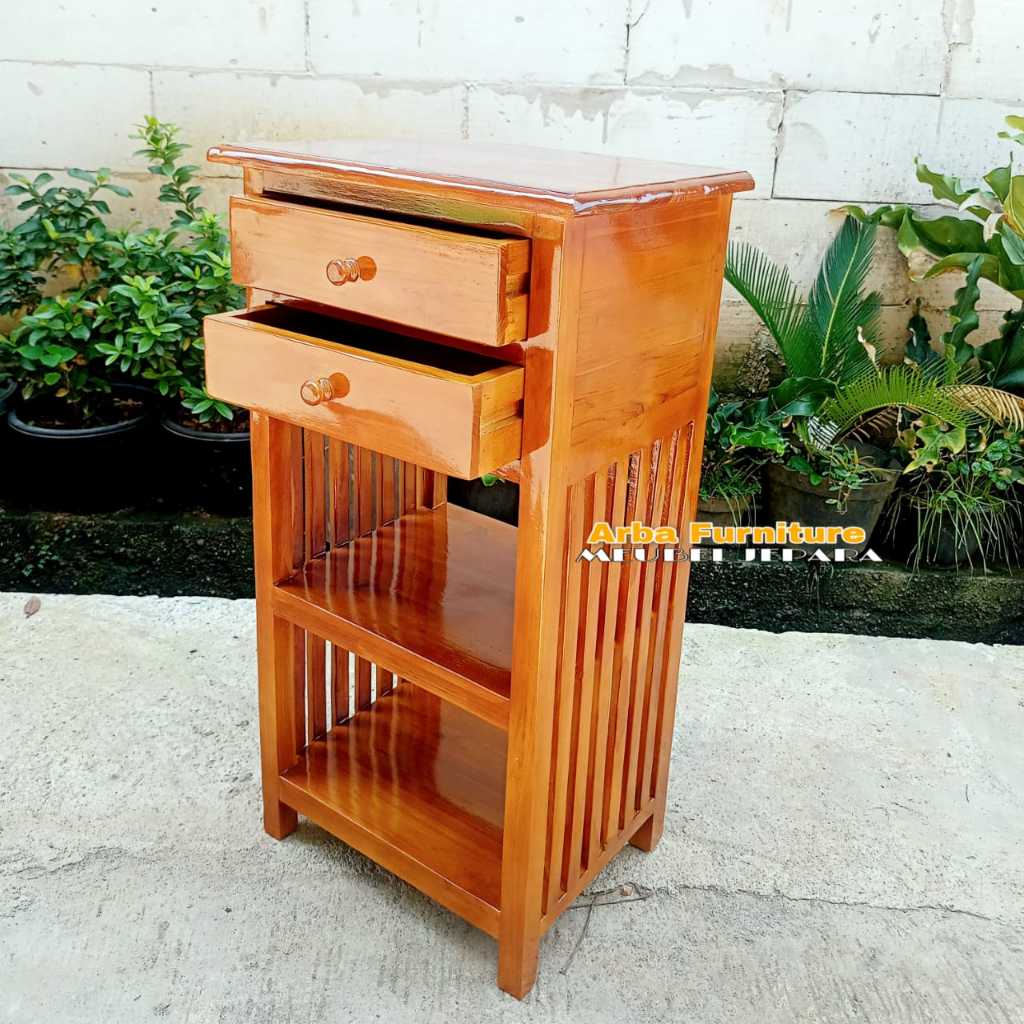 Jual Nakas Dispenser Minimalis / Meja Dispenser / Tempat Galon Jati ...