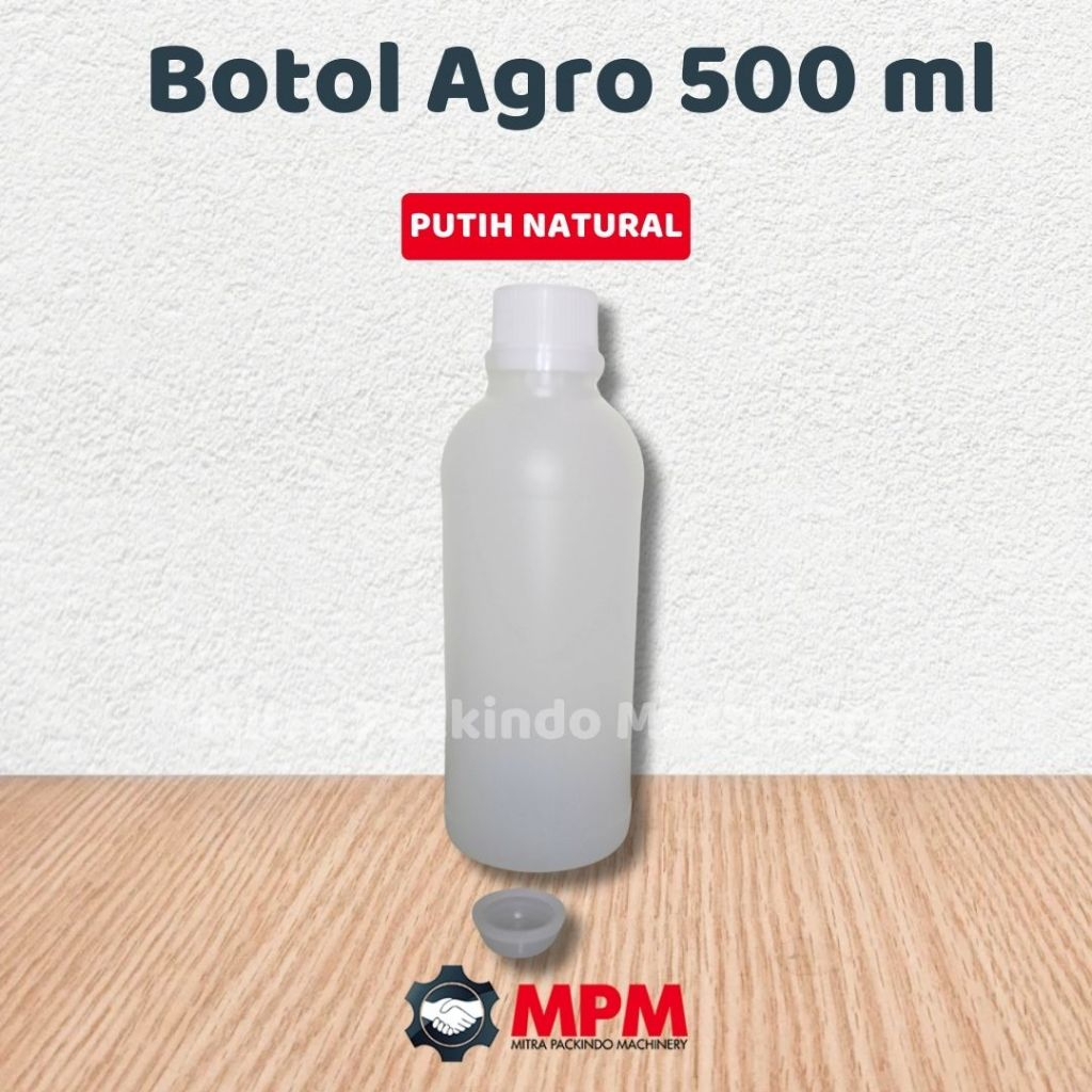 Jual Botol Agro HDPE Putih Hitam 500ml / Botol Labor 500 ml | Shopee Indonesia