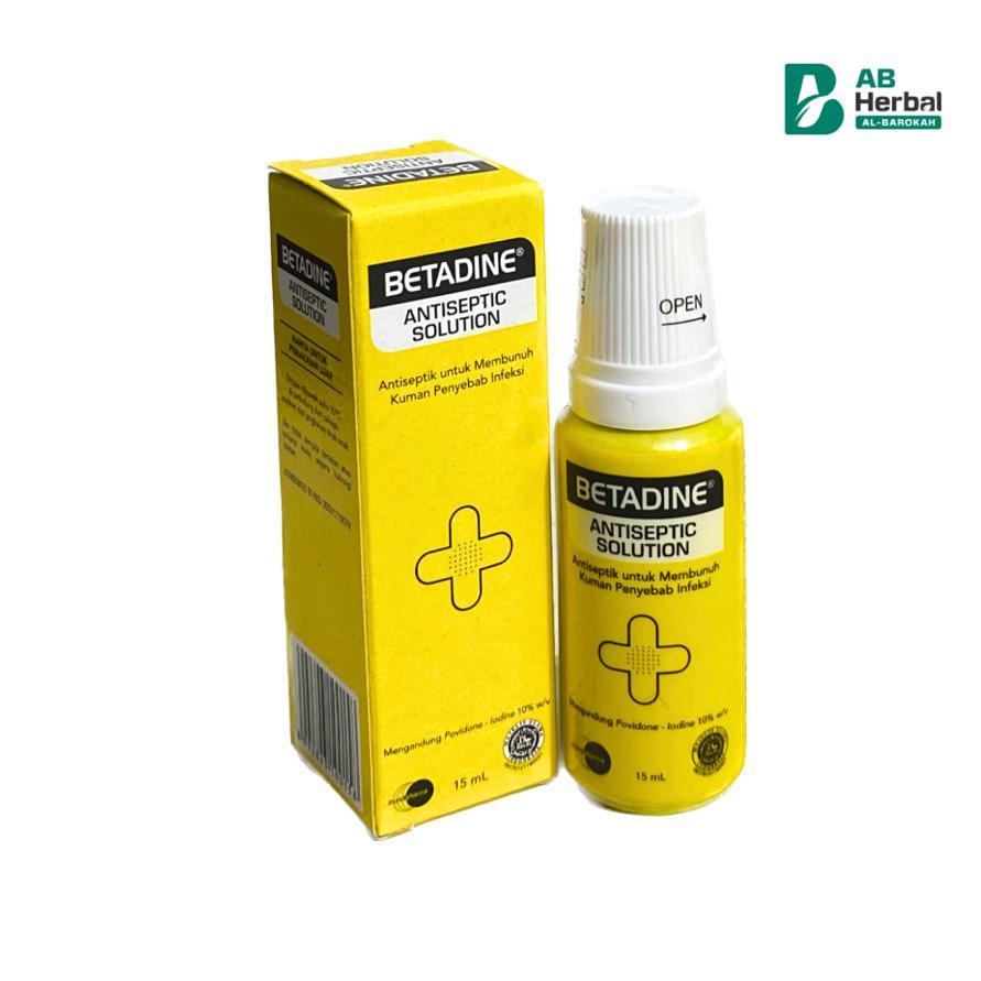 Jual BETADINE 15 ml Antiseptic Solution Obat merah , Obat Luka | Shopee Indonesia