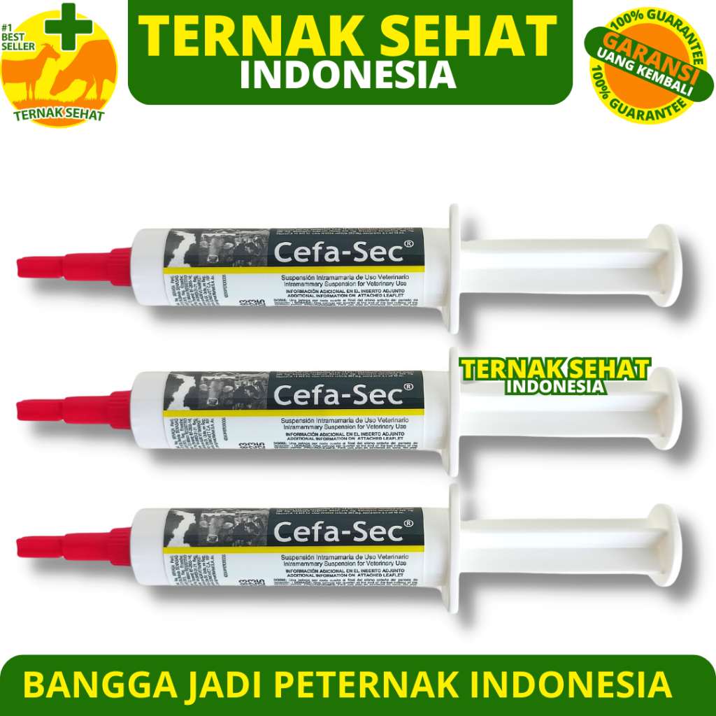 Jual CEFA SEC 10ML AGROVET - Cefasec Obat Mastitis Masa Kering untuk Kambing Sapi - Like Cloxa ...