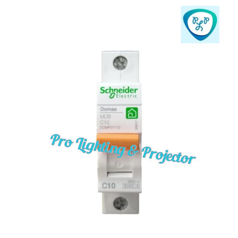 Jual MCB Schneider New Domae 10A 1P 6Ka (10 Ampere 1 Phase) | Shopee Indonesia