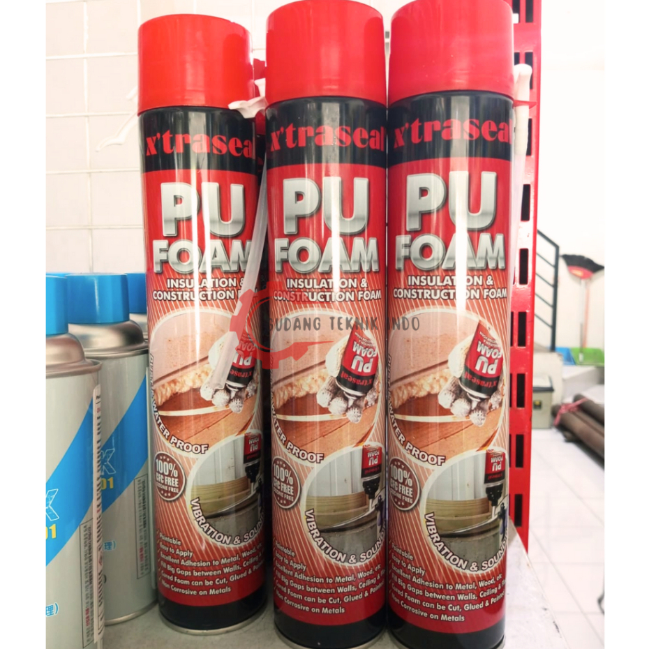Jual X'TRASEAL PU Foam Insulation & Construction Foam 750ml / PU Foam 750ml | Shopee Indonesia