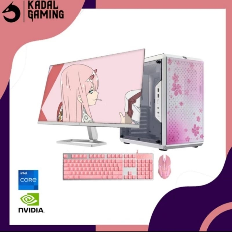 Jual PC PINK INTEL CORE I5 7500 VGA NVIDIA GTX 1660TI FULSET GAMING ...