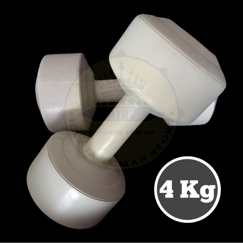 Jual Barbel Dumbell Plastik 4kg / Dumbel Pvc 4kg | Shopee Indonesia