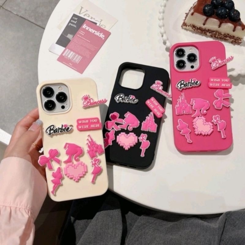Jual Casing Silikon Diy Mainan Lepas Barbie Lucu 3D Case Ip phone 12 ...