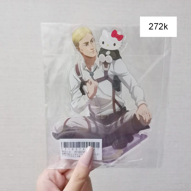 Jual Erwin Smith Attack On Titan Sanrio Acrylic Standee AOT SNK Standee ...
