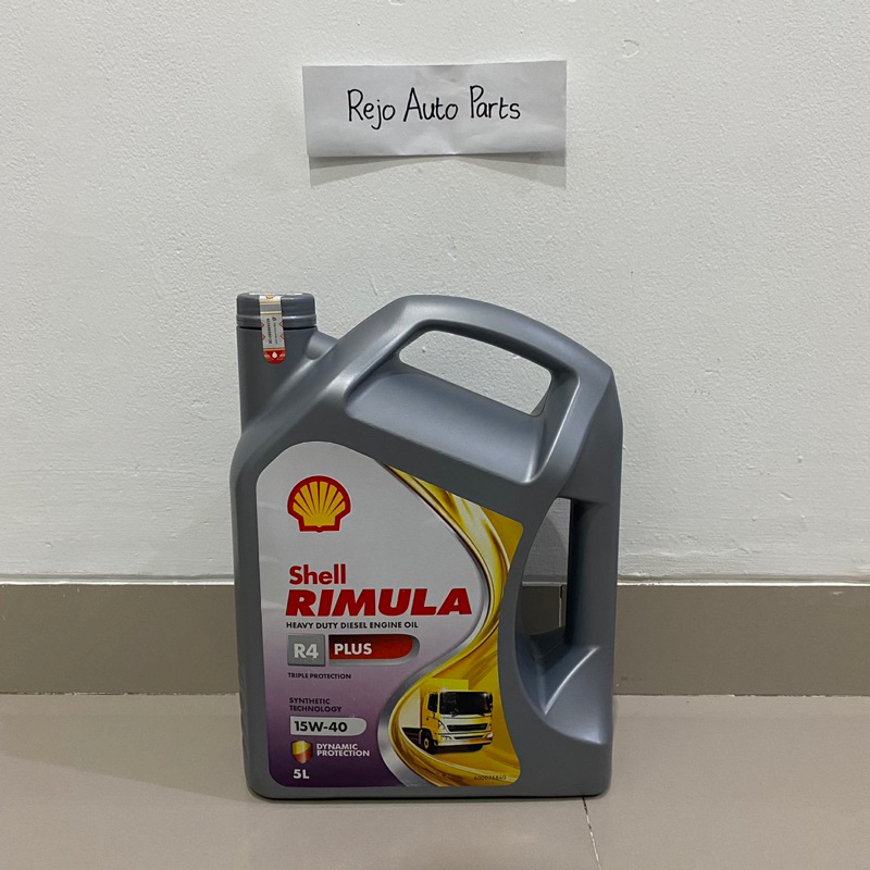 Jual Oli mesin Shell Helix Rimula R4 Plus 15W-40 5Liter Diesel | Shopee ...