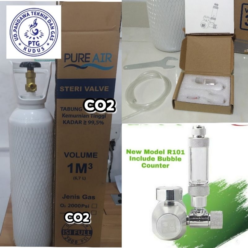 Jual Tabung CO2 7 liter 4-5kg + sudah isi tabung co2 aquascape | Shopee Indonesia