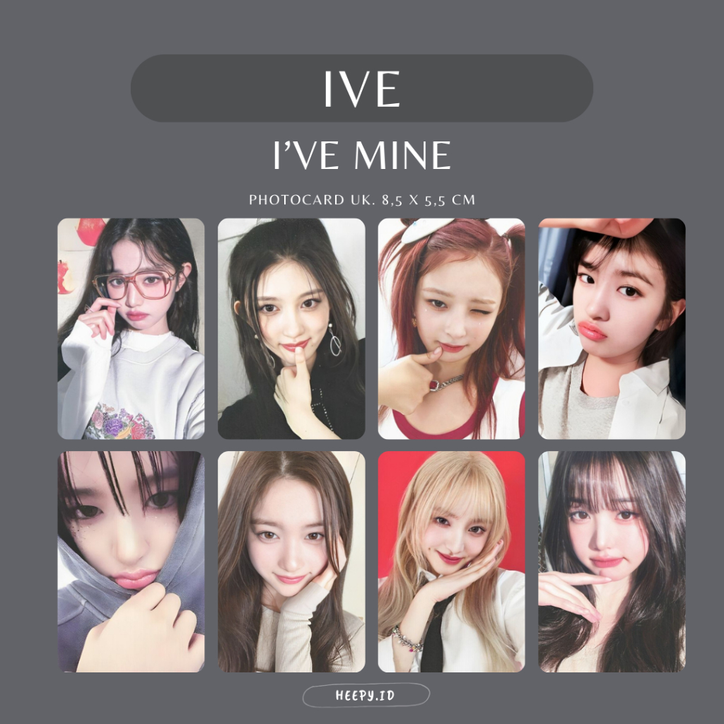 Jual [IVE] UNOFFICIAL PHOTOCARD IVE MINE | Shopee Indonesia