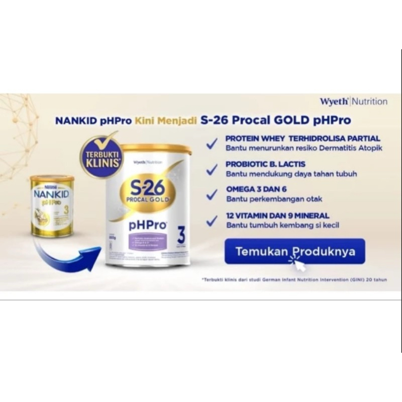 Jual Nankid pH Pro 3 800gr ke S26 Ph Pro 3 800g | Shopee Indonesia