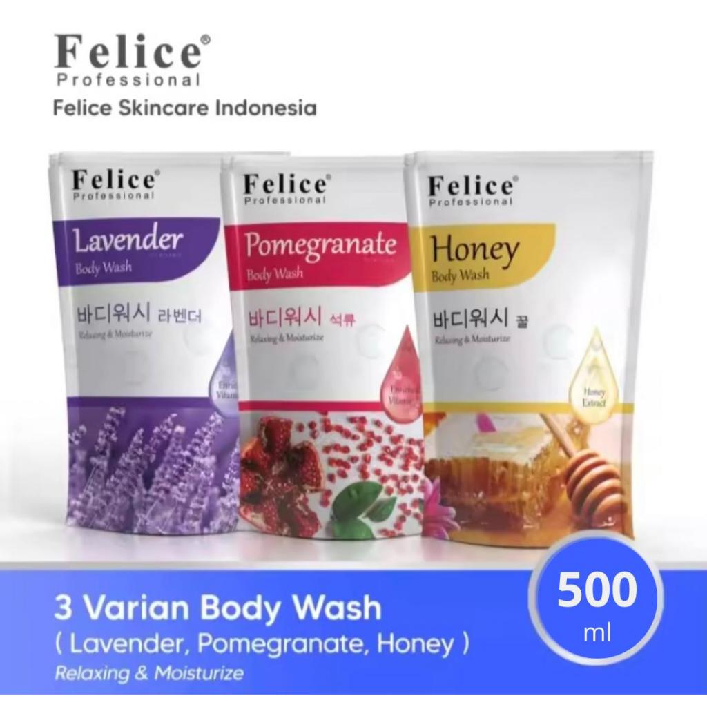 Jual Felice Skincare Body Wash 500 ml | Shopee Indonesia