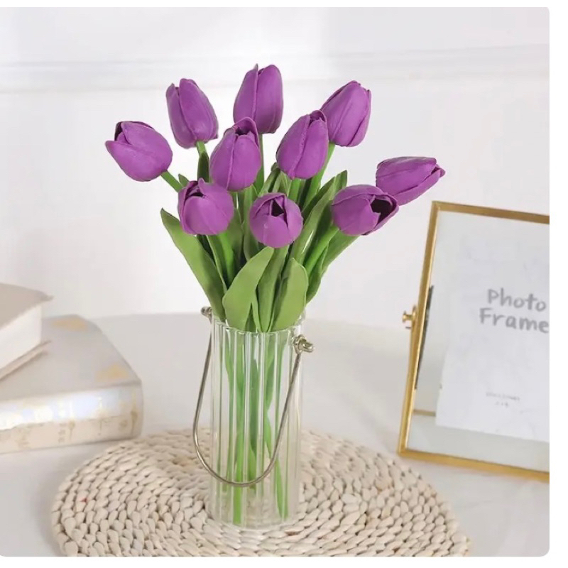 Jual BUNGA TULIP LATEX PERTANGKAI tulip hias tulip artificial latex ...