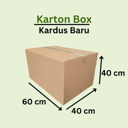 Jual Kardus Karton Box Besar 60x40x40 CM Dus Packing Packaging Pindahan ...