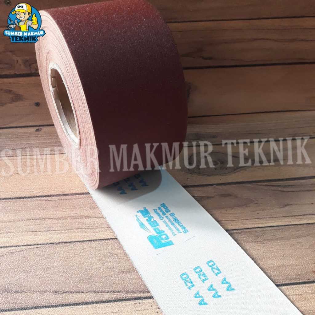 Jual Amplas Rol Meteran Hamplas Roll Murah Kain Grit 60 80 100 120 150 ...