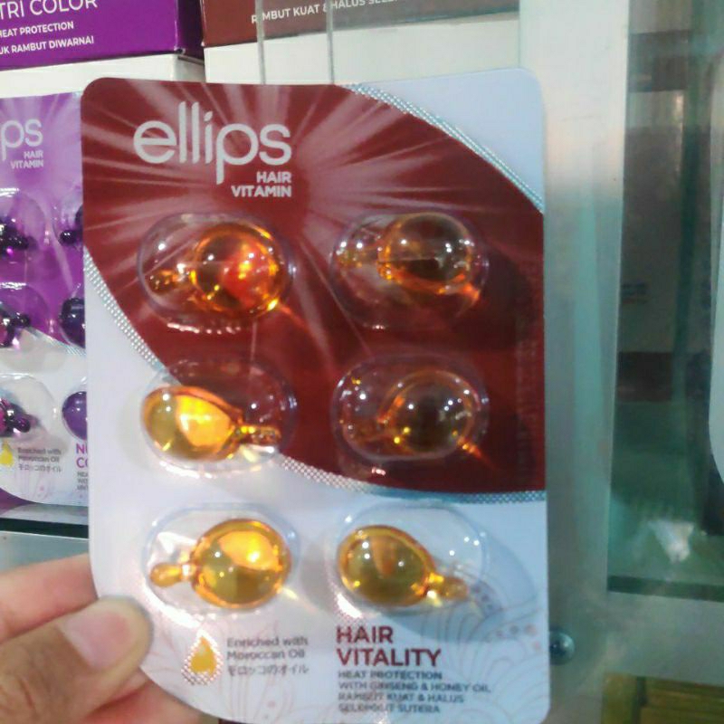 Jual Ellips Vitamin Rambut Elips Hair Pro Keratin Nutri Color Shiny ...