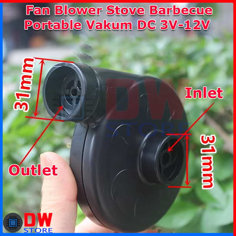 Jual Mini Blower Fan Kipas Sembur Sedot Fan Ventilator Vakum DC 3V-12V ...