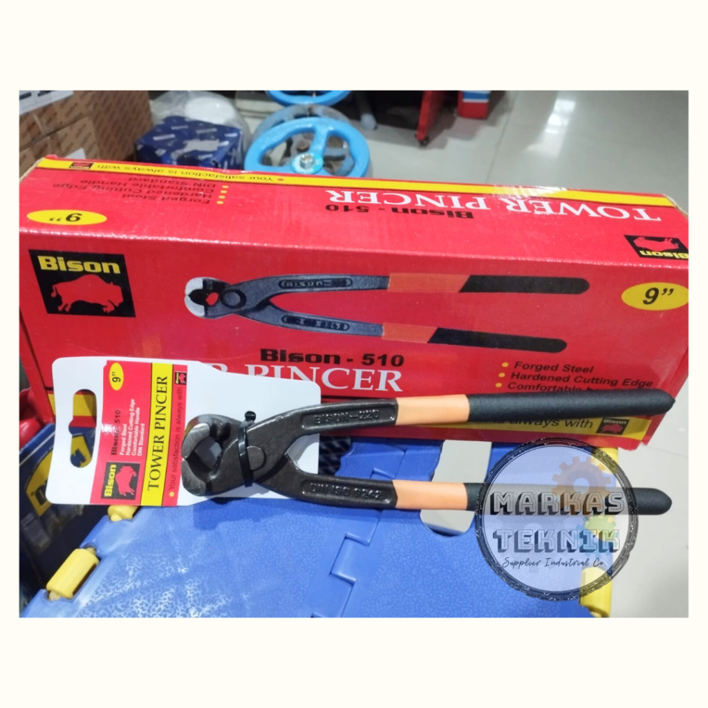 Jual BISON Catut 510 GG Fiber 9” / Tang Kakatua Gegep Cabut Paku Tower ...