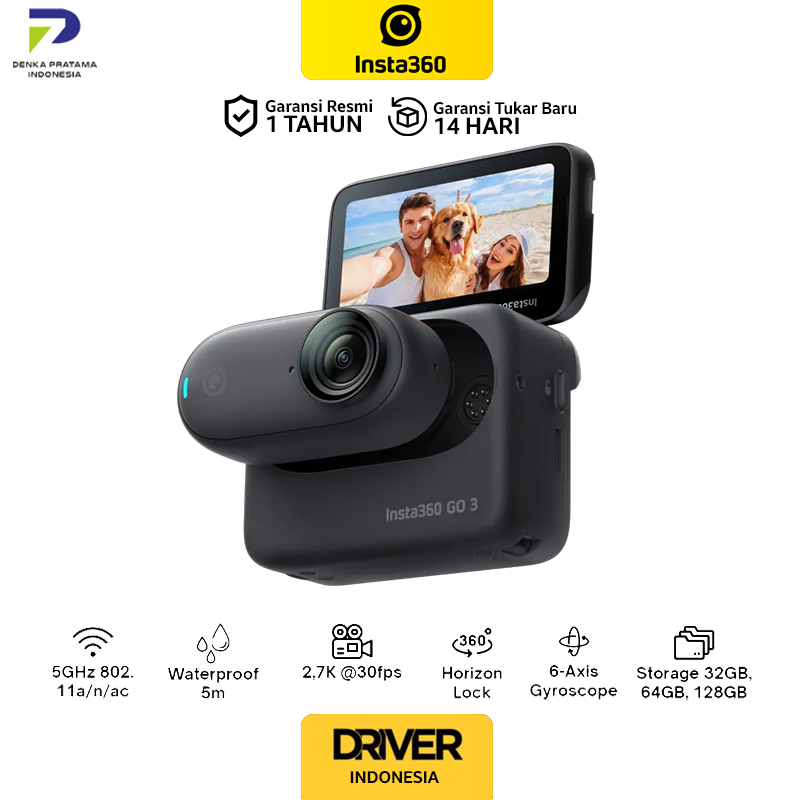 Jual Insta360 GO 3 Black Tiny Action Camera With Action Pod Kamera ...