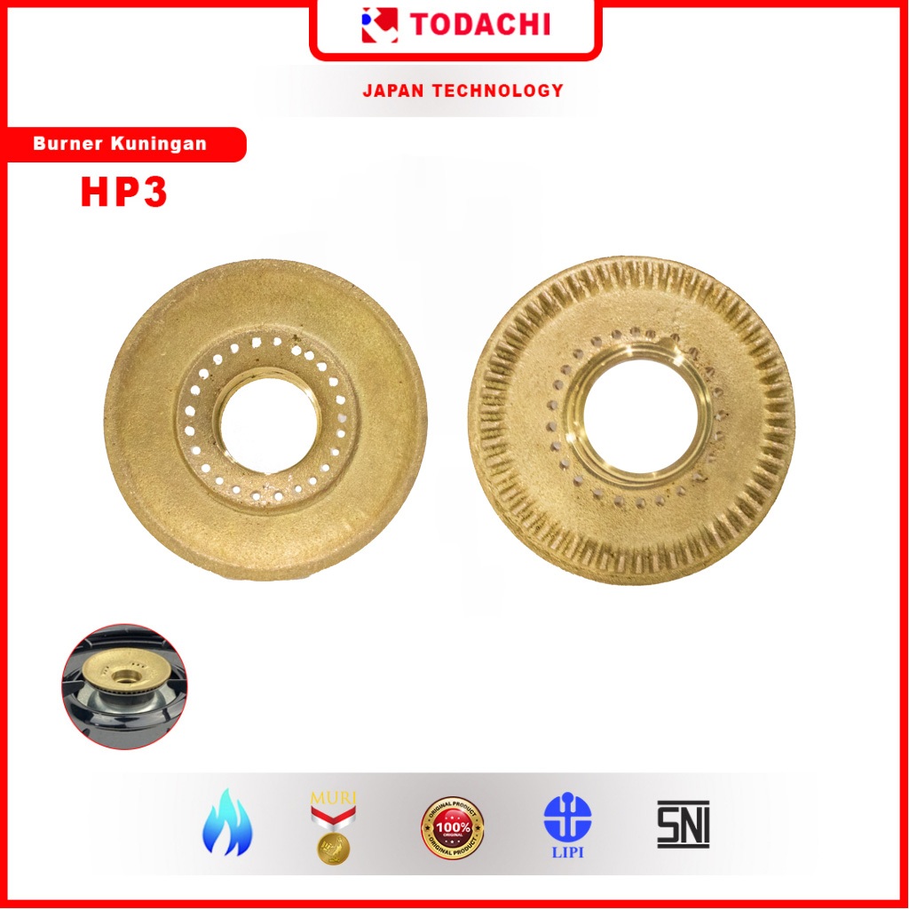 Jual Todachi Sparepart Burner Cup Kuningan HP3 | Shopee Indonesia