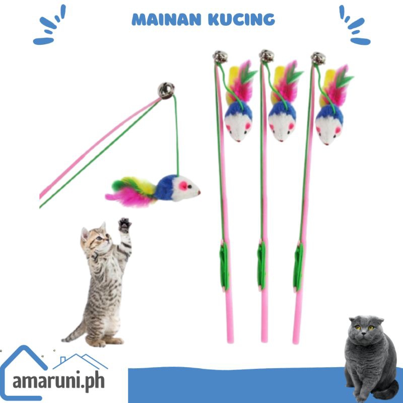 Jual mainan kucing tongkat tikus bulu kucing | Shopee Indonesia Jual mainan kucing tongkat tikus bulu kucing | Shopee Indonesia