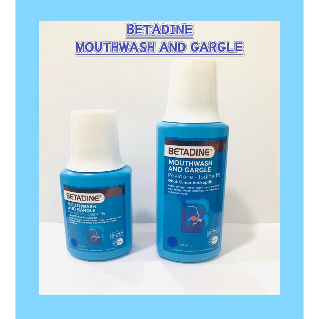 Jual BETADINE MOUTHWASH & GARGLE Obat Kumur Antiseptik | Shopee Indonesia