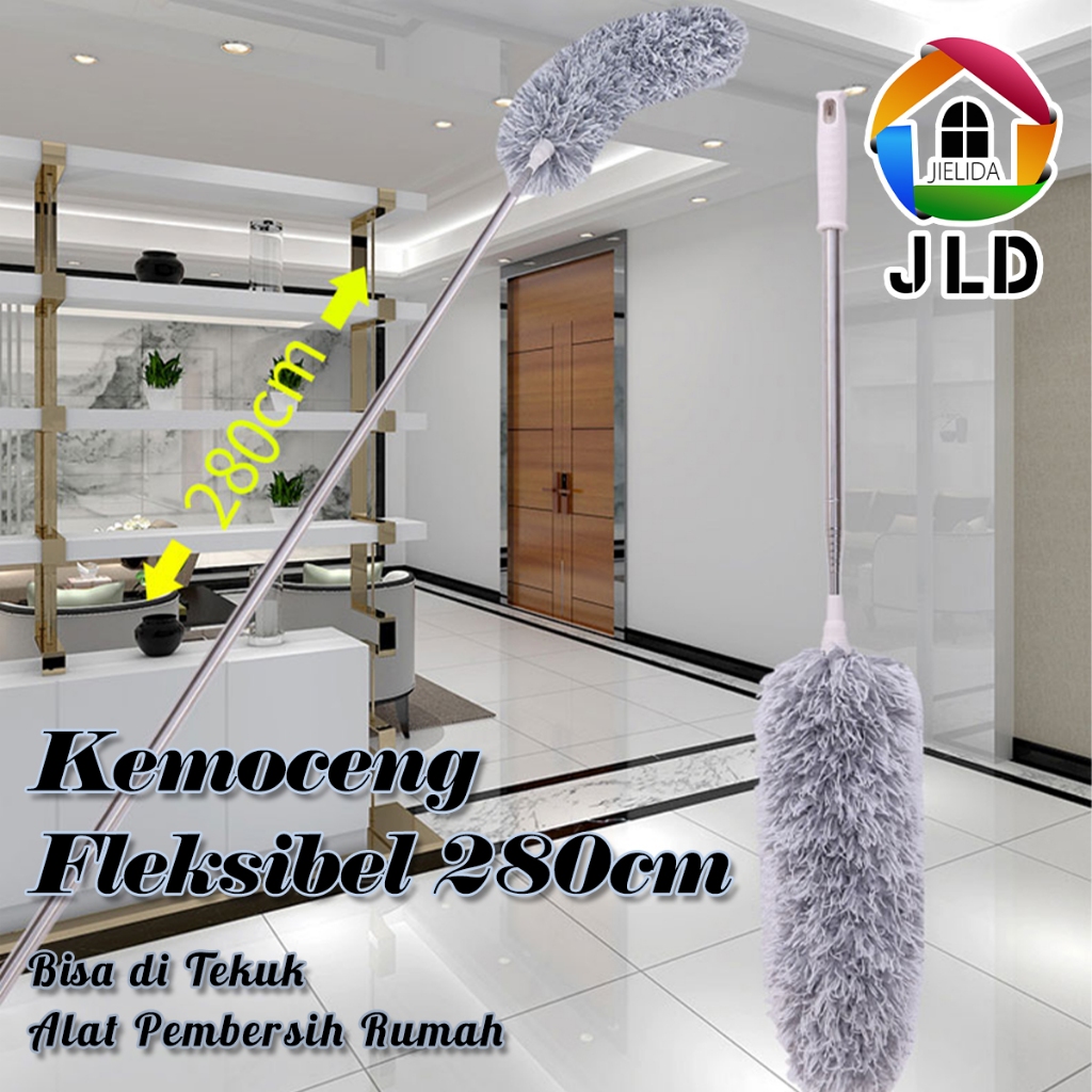Jual JieLiDa Kemoceng Fleksibel 280cm | Bisa di Tekuk | Alat Pembersih ...
