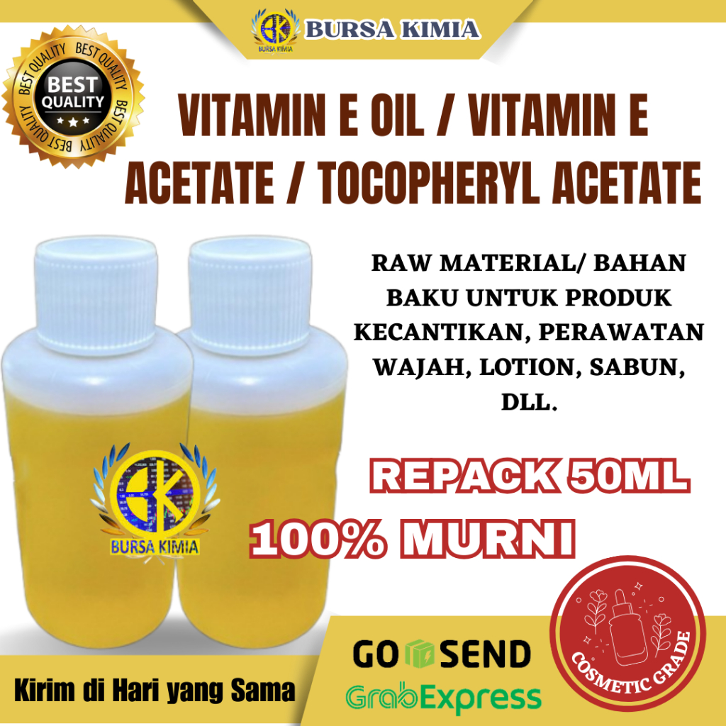 Jual 50ml Vit E Oil Original Tocopheryl Acetate Vitamin E Oil Vitamin E