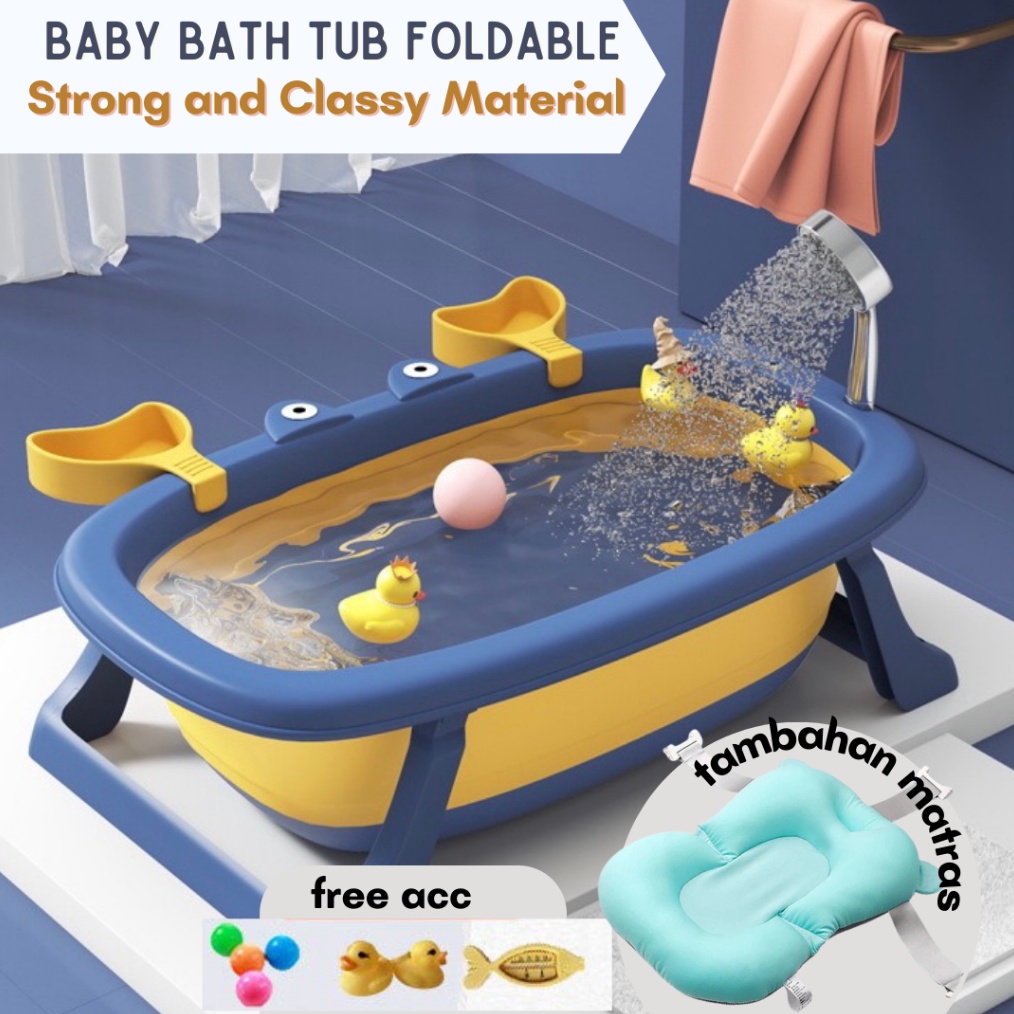 Jual 1212 SALE Bak Mandi Bayi Lipat Foldable Baby Bath Tub dengan ...